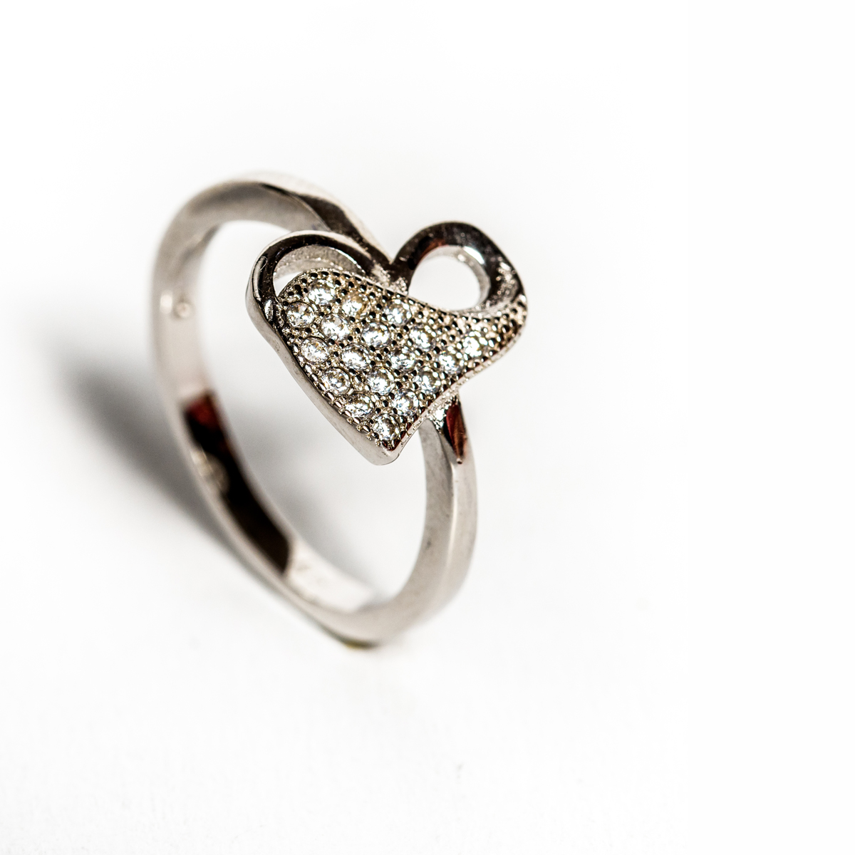 Inel inima cu cristale - You deserve it